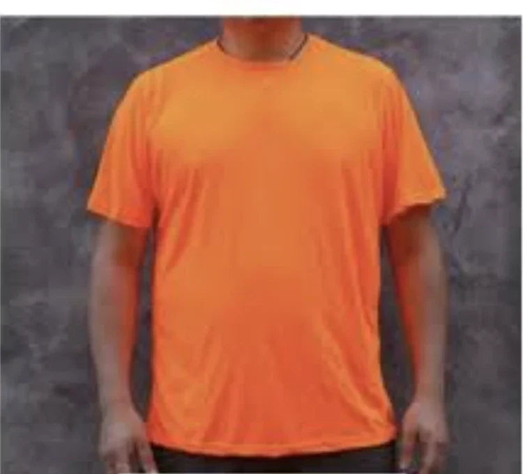 Polera naranja Sublimable neon talla xxl redo - 100% poliester – TIMG Chile